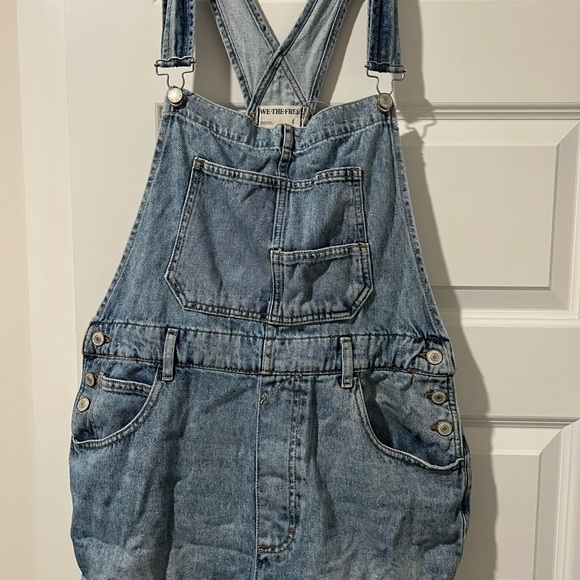We The Free | Jeans | We The Free Light Blue Denim Overalls | Poshmark